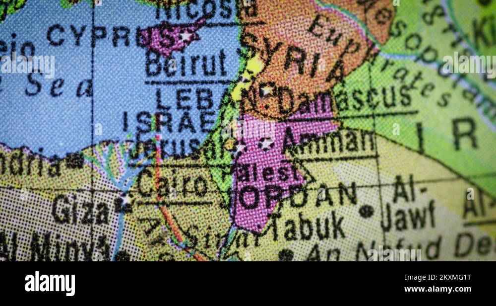 Israel lebanon map Stock Videos & Footage - HD and 4K Video Clips - Alamy