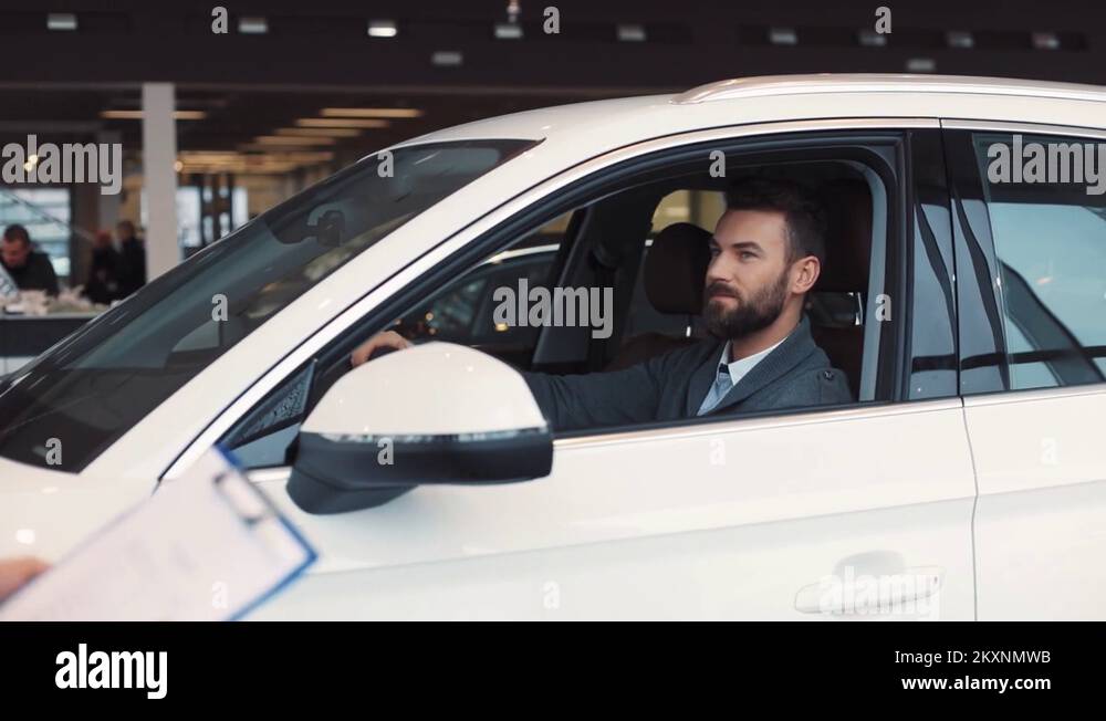 Handsome businessman on drivers Stock Videos & Footage - HD and 4K ...