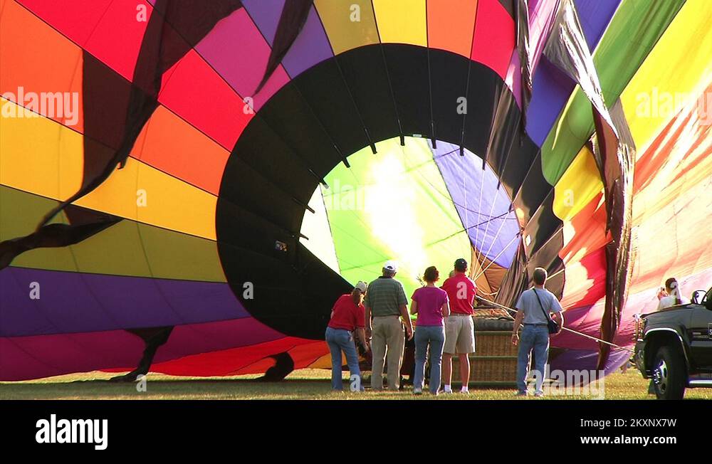 Hot air balloon inflation Stock Videos & Footage - HD and 4K Video ...