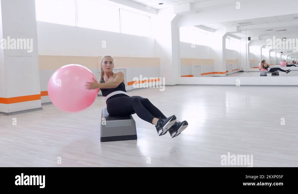 Abdominal fitball exercises Stock Videos & Footage - HD and 4K Video ...