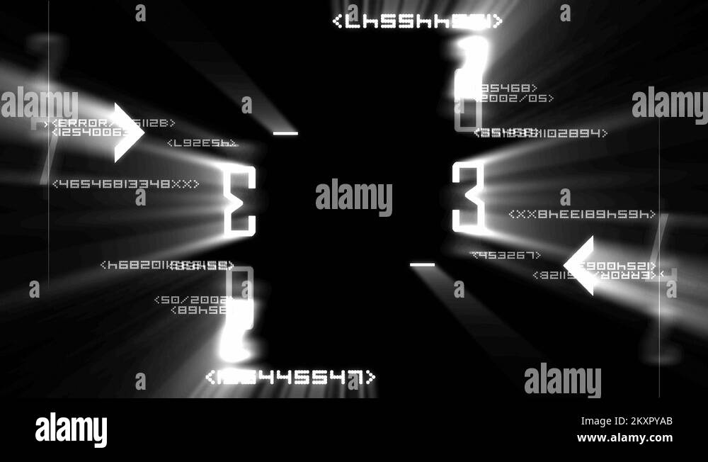 Flashing random numbers, data background, loop Stock Video Footage - Alamy