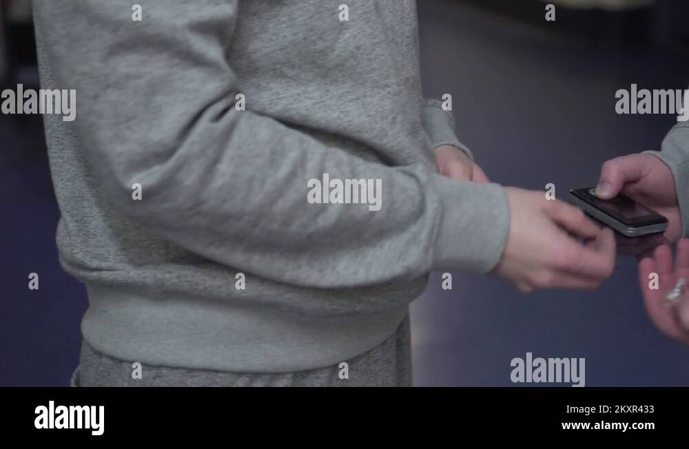 Prisoners Exchange Contraband, Mobile Phone For Drugs Modern Prison, 4K ...