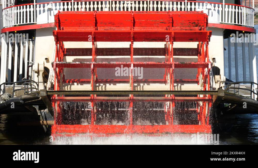 Steam powered paddle wheel riverboat Stock Videos & Footage - HD and 4K ...