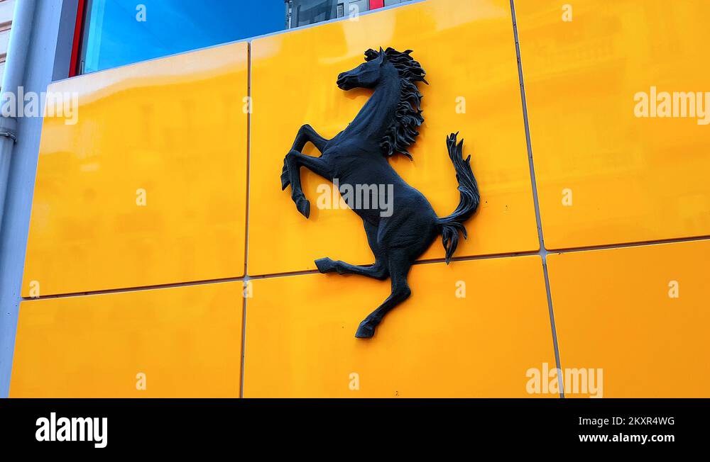 Prancing horse ferrari logo Stock Videos & Footage - HD and 4K Video ...