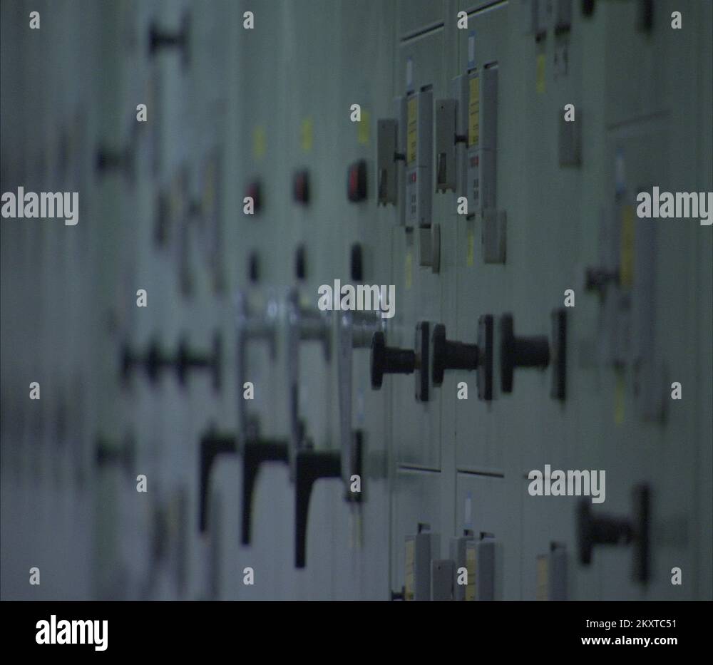 MS wall of gauges inside Shenhua Sanhe power station Stock Video ...