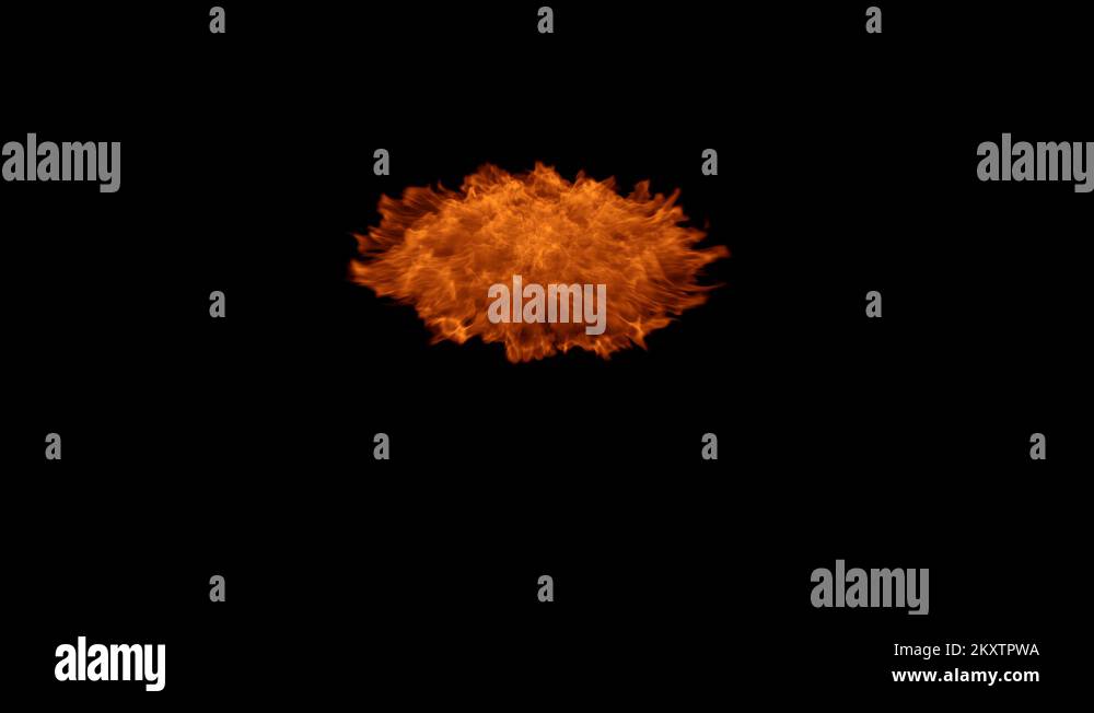 Ring of fire / fire from rocket launch / shockwave fire Stock Video ...