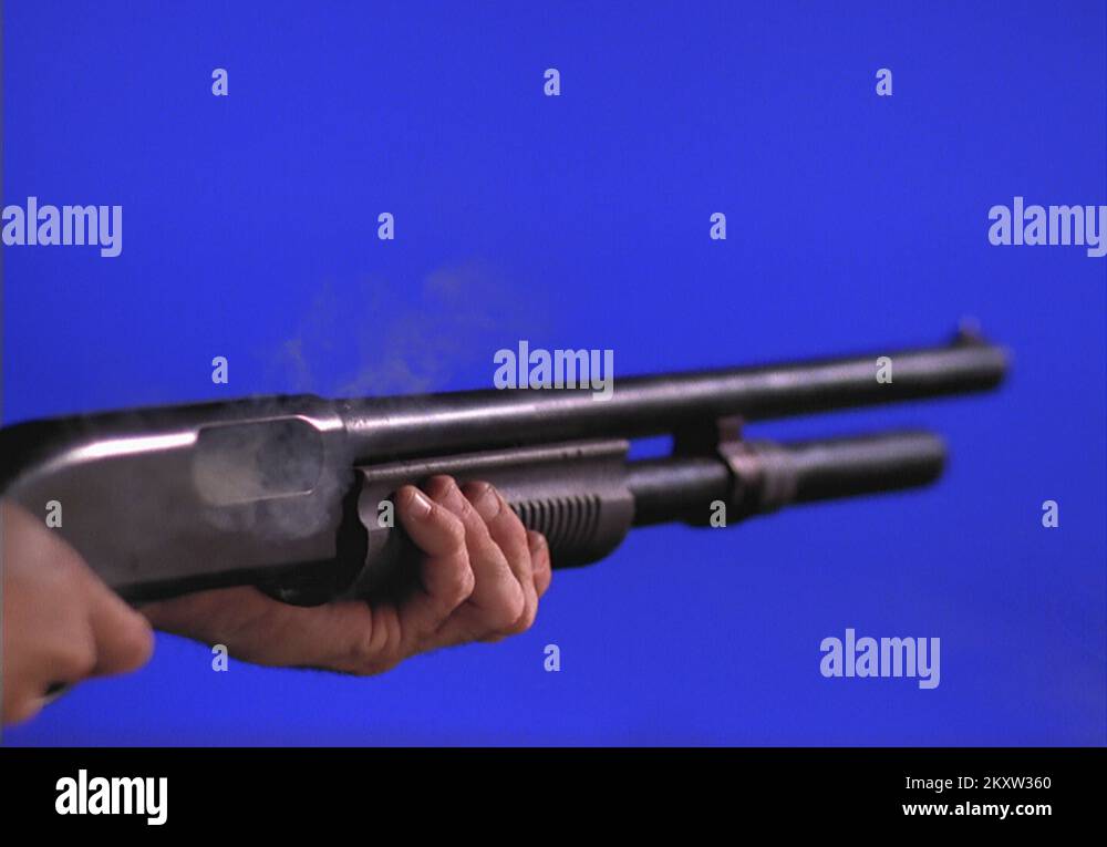 12 Gauge Pump Shotgun Being Fired And Ejecting Shells Stock Video Footage Alamy
