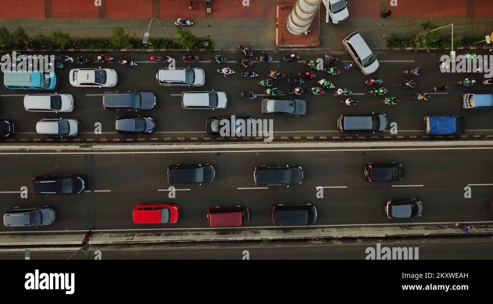 Traffic jam at rush hour in jakarta Stock Videos & Footage - HD and 4K ...