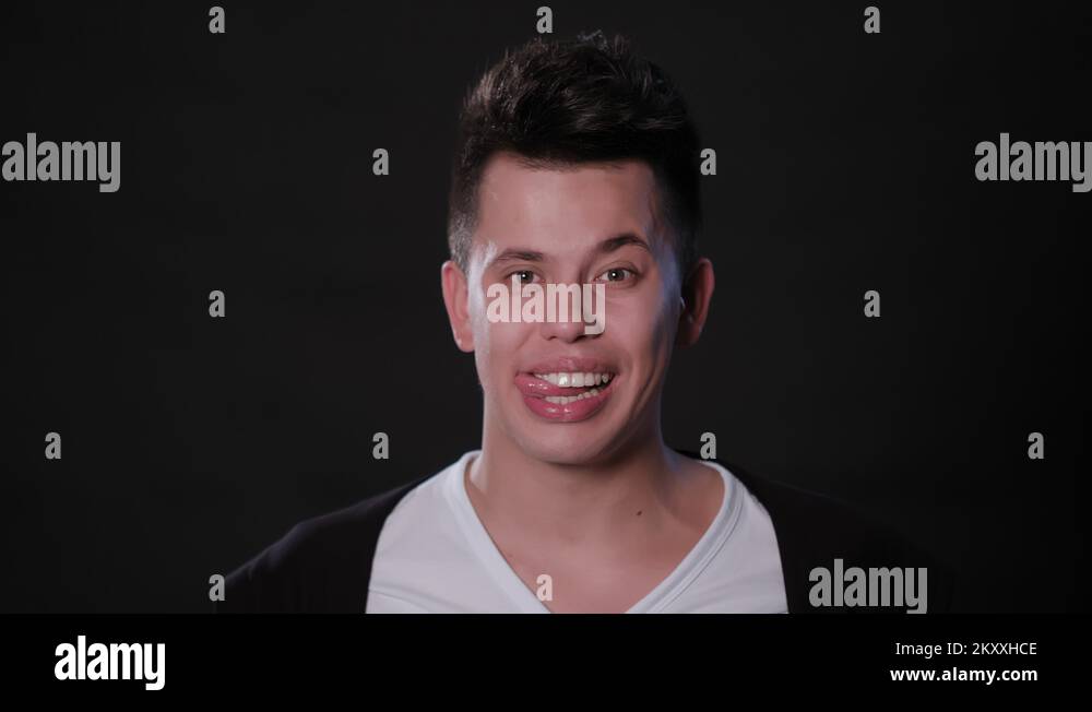 Biting Your Tongue Stock Videos And Footage Hd And 4k Video Clips Alamy