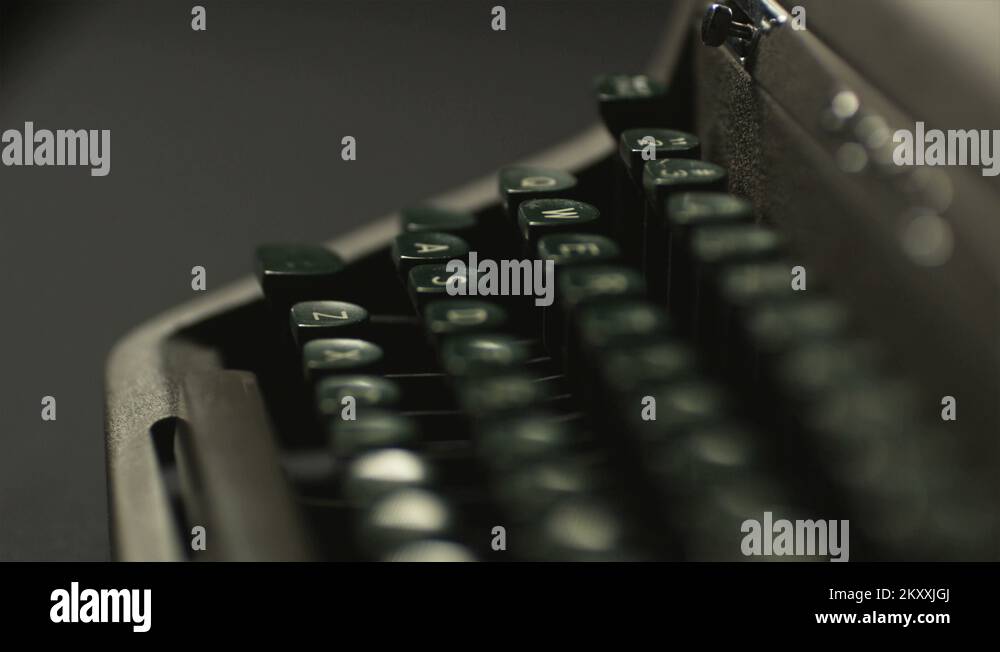 Old fashioned typewriter keyboard Stock Videos & Footage - HD and 4K ...
