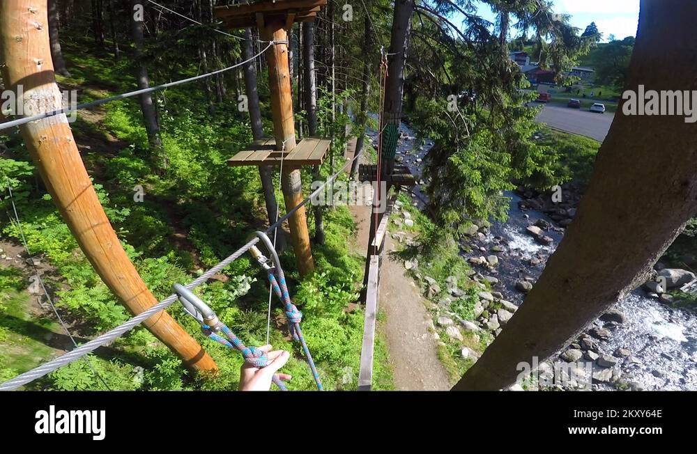 Wooden swing bridge Stock Videos & Footage - HD and 4K Video Clips - Alamy