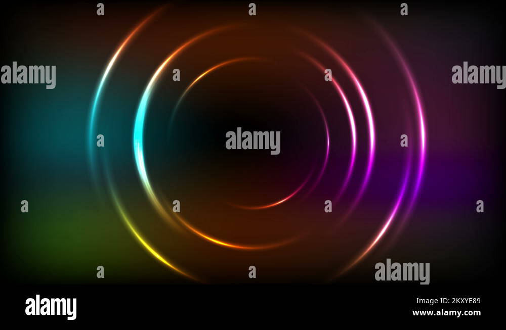 Shiny glowing colorful neon rings Stock Videos & Footage - HD and 4K ...