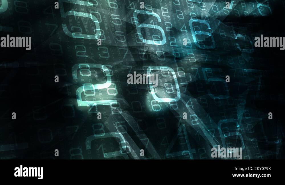 Big data cyber security futuristic wallpaper concept Stock Video ...