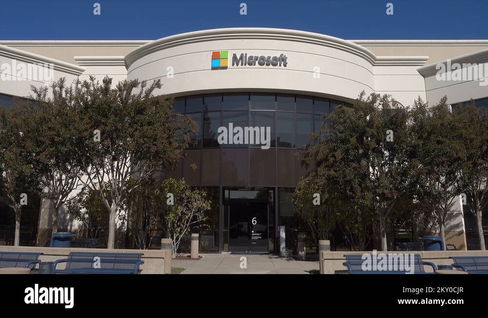 Microsoft headquarters logo sign Stock Videos & Footage - HD and 4K ...