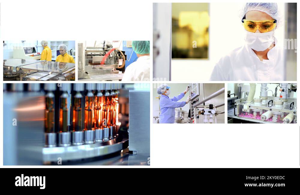 Pharmaceutical Manufacturing - Medication Ampules, Pills , Tablets and ...
