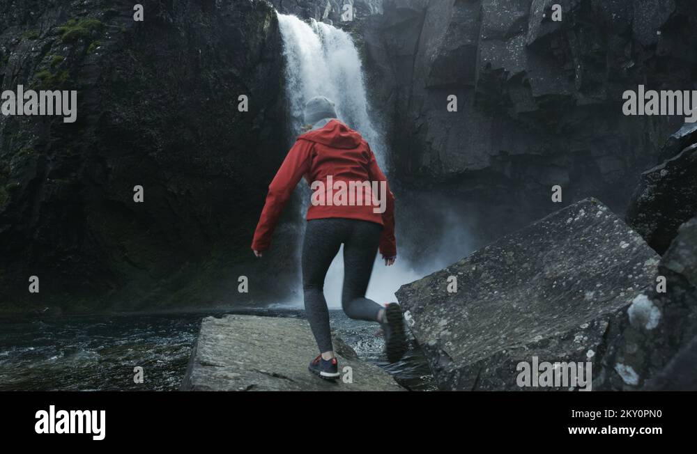 Woman jumping waterfall Stock Videos & Footage - HD and 4K Video Clips ...