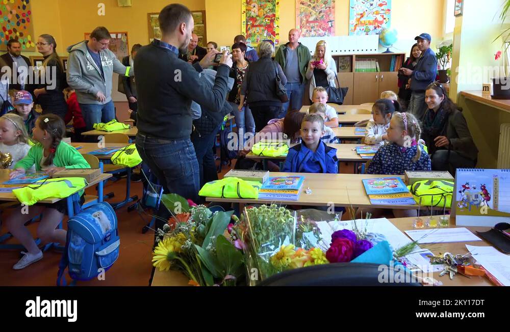 Student first day of school classroom Stock Videos & Footage - HD and ...