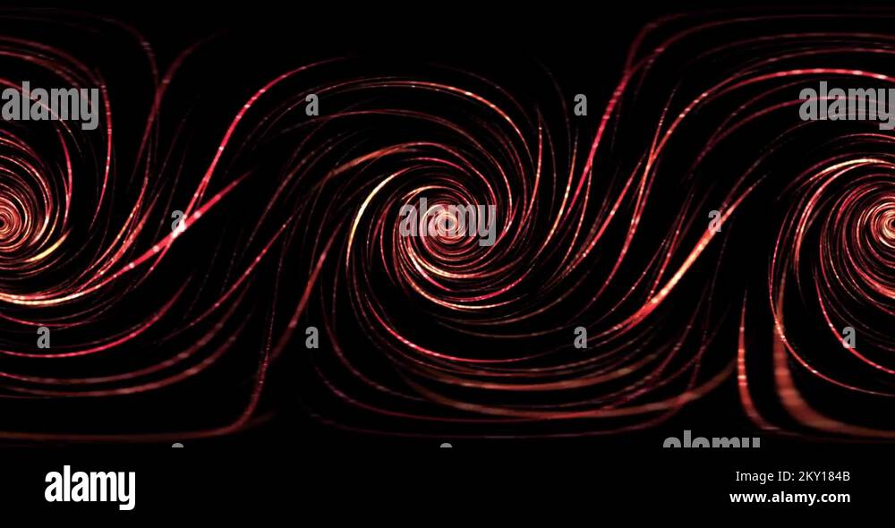 360 VR Abstract Travel through Shining Swirly Vortex Tunnel - Seamless ...