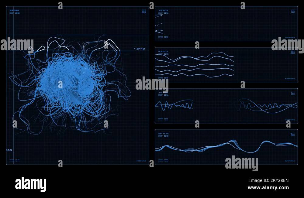 Monochromatic visual display: microbe scan, graphs, readouts and ...