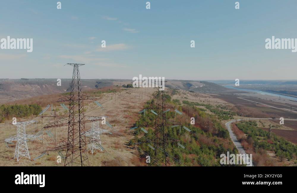 High voltage power lines germany Stock Videos & Footage - HD and 4K ...