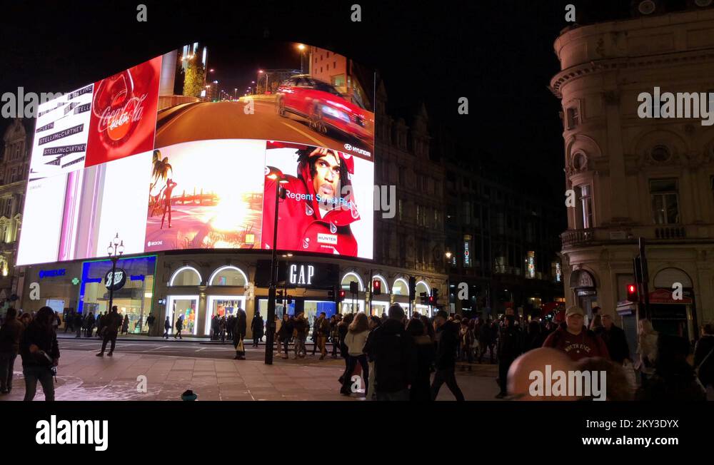 Illuminated advertising screens Stock Videos & Footage - HD and 4K ...