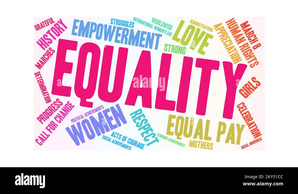 Equality word cloud Stock Videos & Footage - HD and 4K Video Clips - Alamy