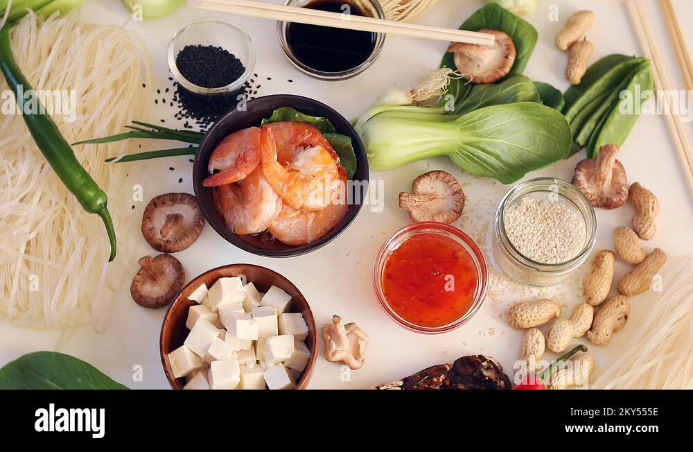 Set menu chinese food ingredients Stock Videos & Footage - HD and 4K ...