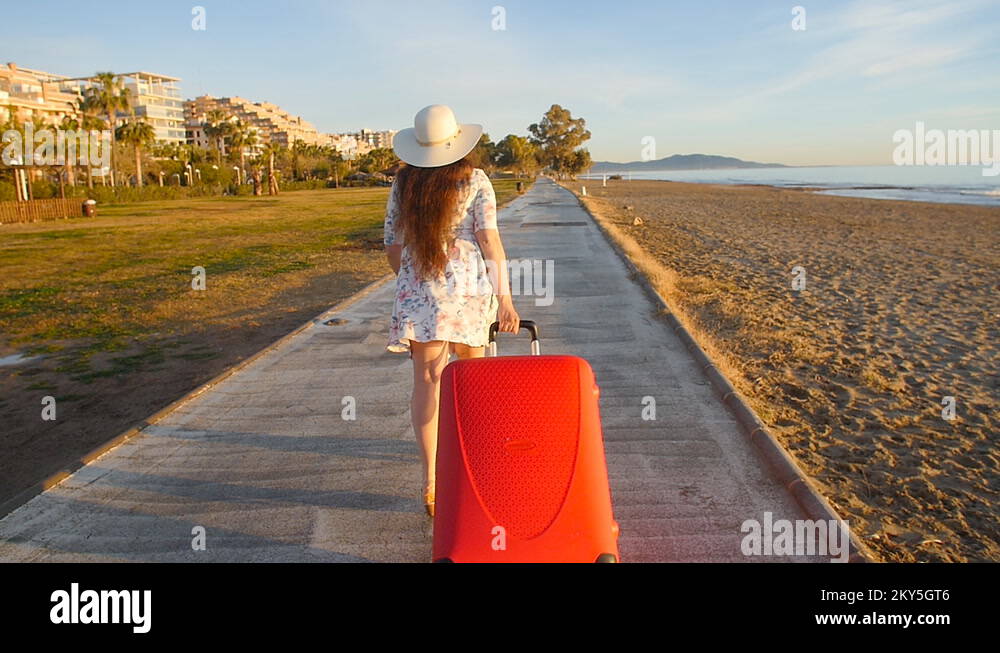 Run with suitcase street woman Stock Videos & Footage - HD and 4K Video ...