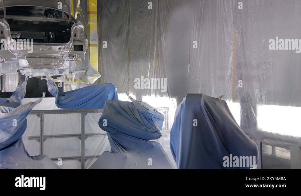 Car paint shop robot Stock Videos & Footage - HD and 4K Video Clips - Alamy