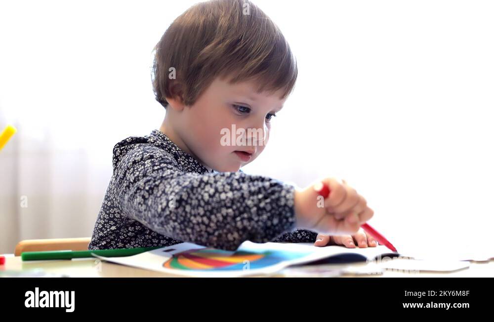 Draw so cute coloring pages girl Stock Videos & Footage - HD and 4K ...