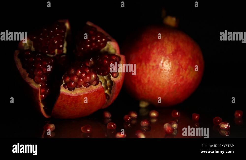 Two bright big grenades on a black background. HD Stock Video Footage ...