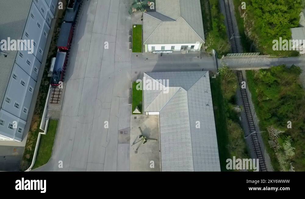 Raised-relief map of the three buildings Stock Video Footage - Alamy