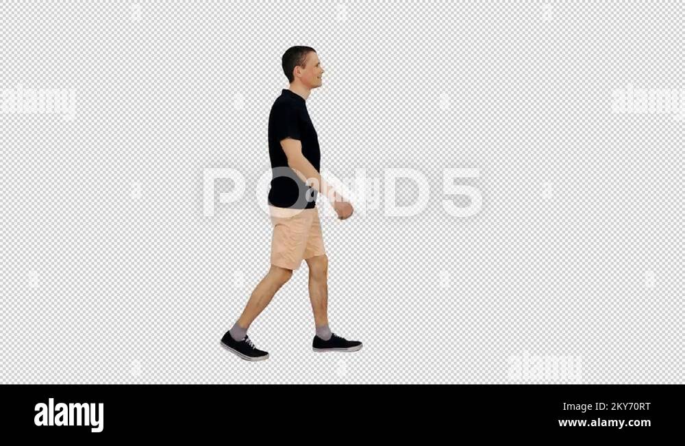 Men walking side view black white Stock Videos & Footage - HD and 4K ...