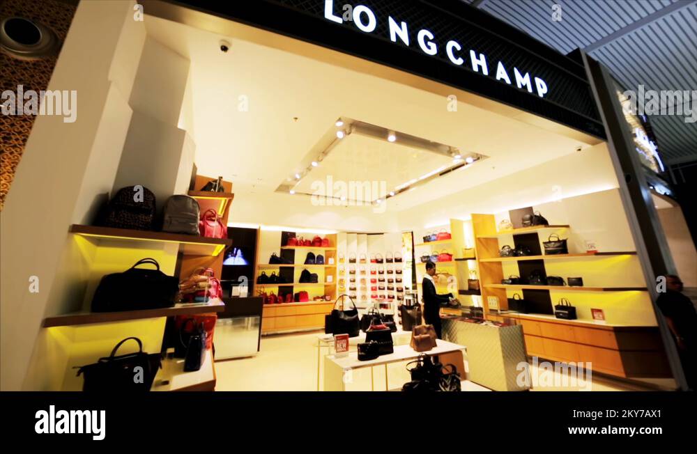 Longchamp store interior in Stock Videos & Footage - HD and 4K Video ...