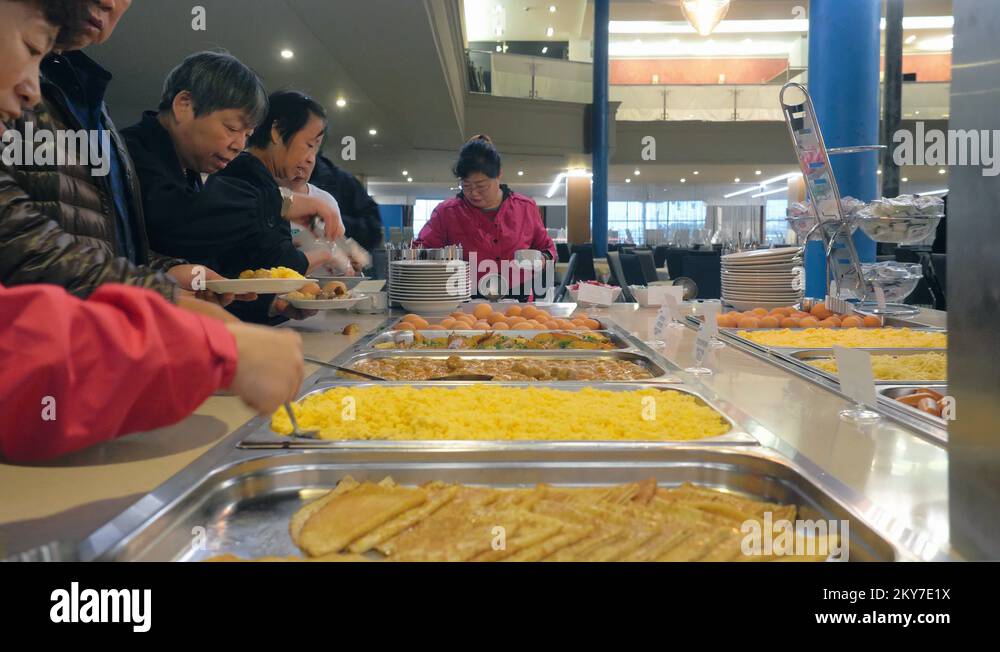 Buffet table plate restaurant Stock Videos & Footage - HD and 4K Video ...