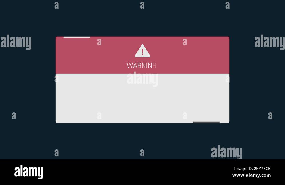 Warning, firewall breach detected, system down alert message on screen ... Warning, firewall breach detected, system down alert message on screen ...