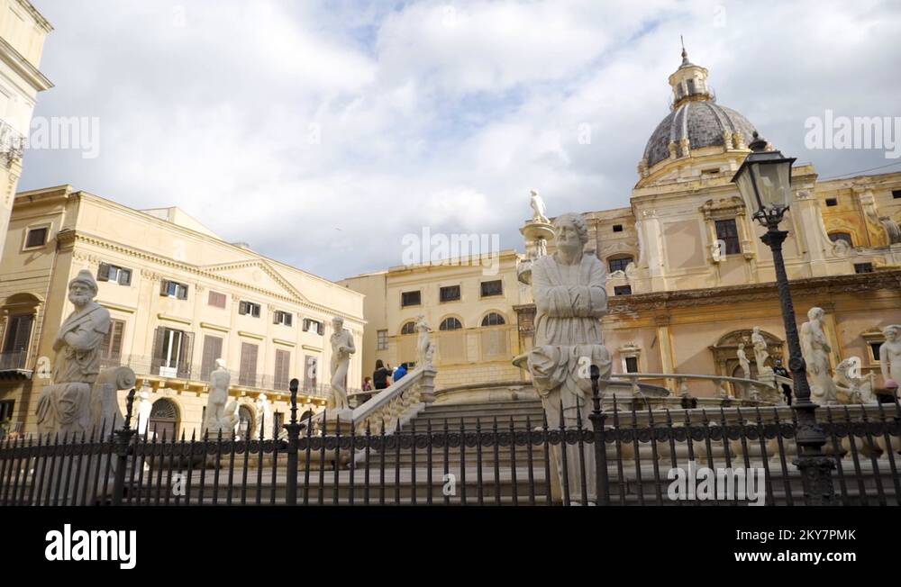 Fontain Trevi in Rome Italy. Stock. Beautiful statue one of the most ...