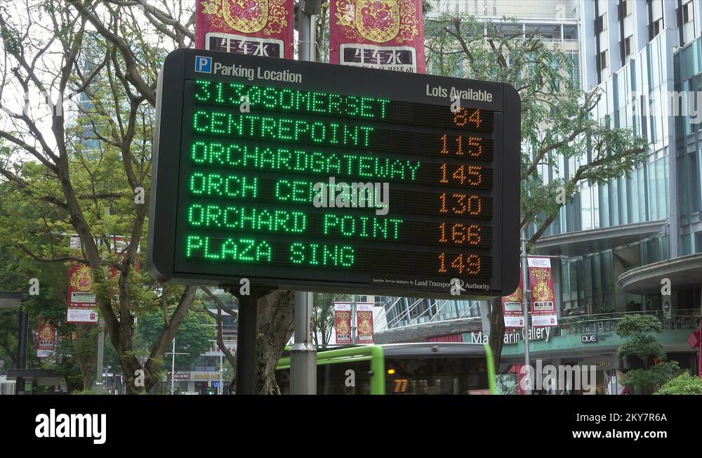Singapore transport sign Stock Videos & Footage - HD and 4K Video Clips ...