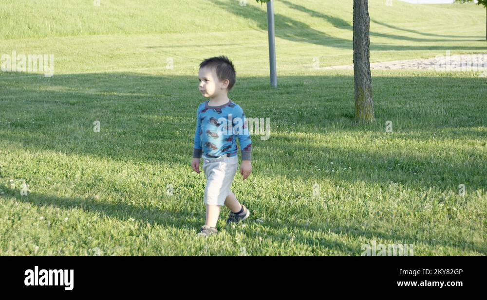 Boy walking alone summer meadow Stock Videos & Footage - HD and 4K ...