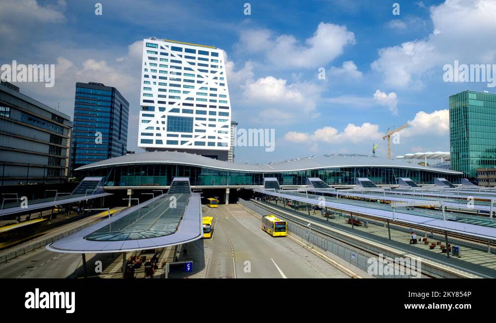 Modern bus station architecture Stock Videos & Footage - HD and 4K ...