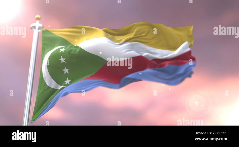 Moheli flag Stock Videos & Footage - HD and 4K Video Clips - Alamy