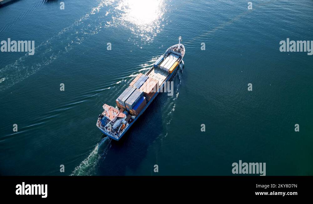 Container ship aerial view Stock Videos & Footage - HD and 4K Video ...