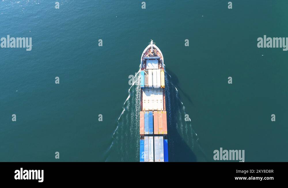 Container ship entering docks Stock Videos & Footage - HD and 4K Video ...