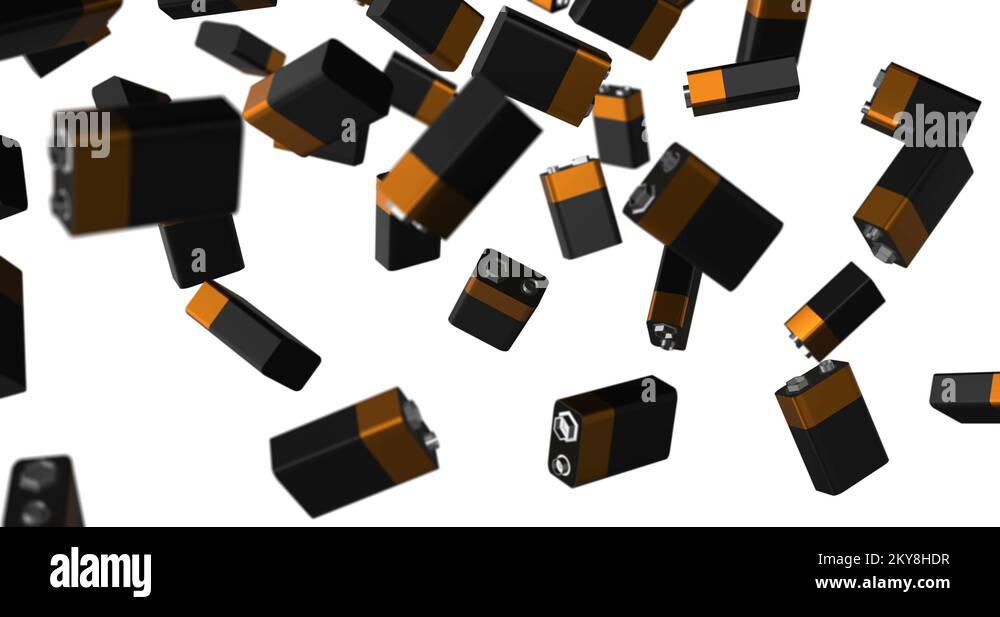 9 volt battery loop Stock Video Footage - Alamy