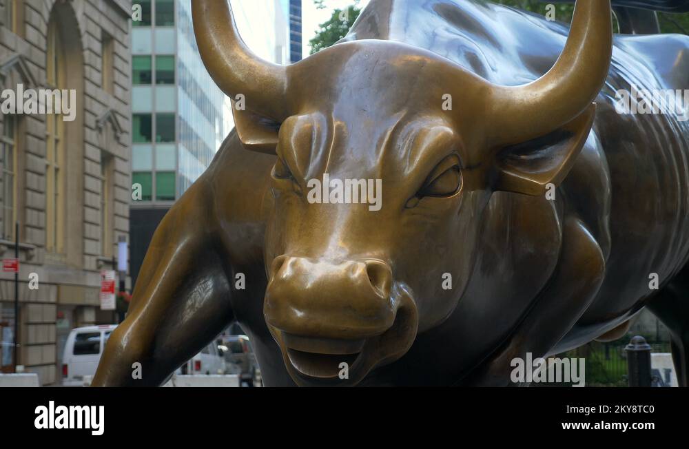 Charging bull sculpture new york Stock Videos & Footage - HD and 4K ...