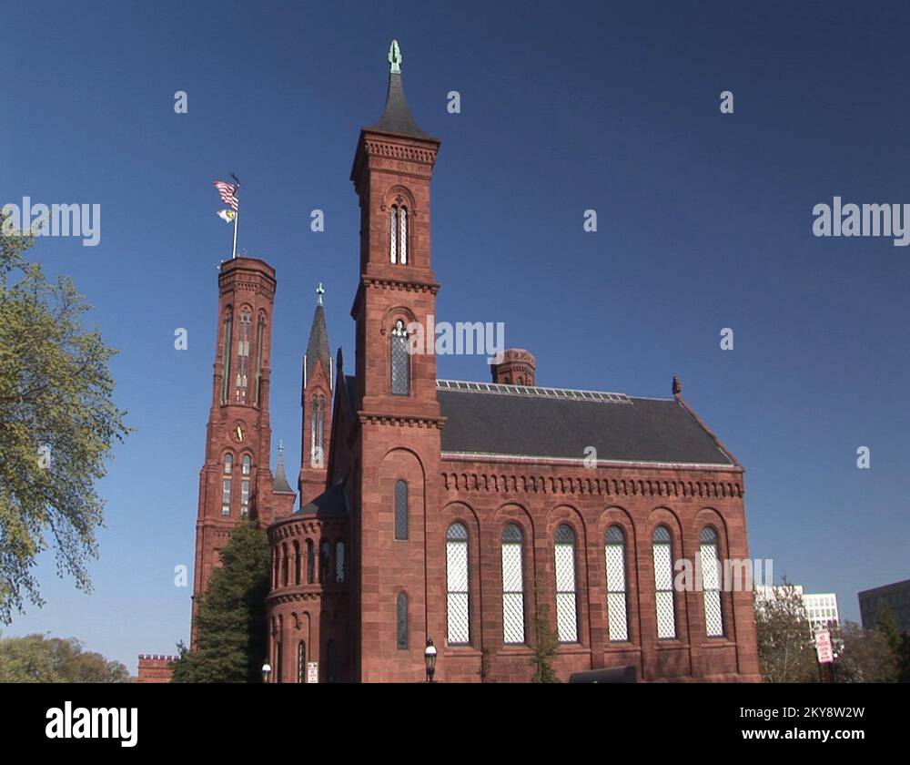 Washington dc smithsonian castle Stock Videos & Footage - HD and 4K ...