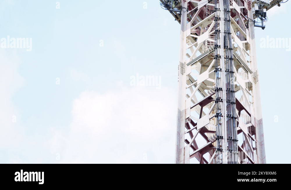 Ground radio transmitter. Element of network architecture of the 21st ...