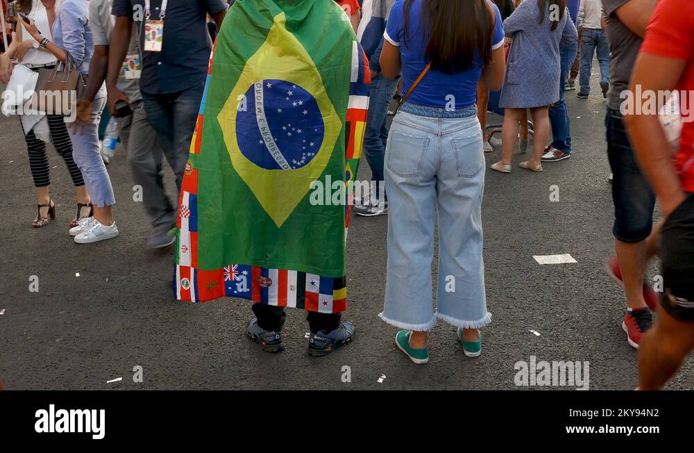 Wearing a flag Stock Videos & Footage - HD and 4K Video Clips - Alamy