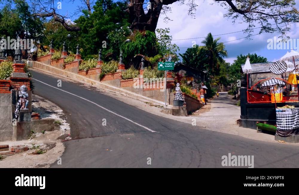 Big and Old Kepuh Tree Entering The Grave Of Patemon Village North Bali ...