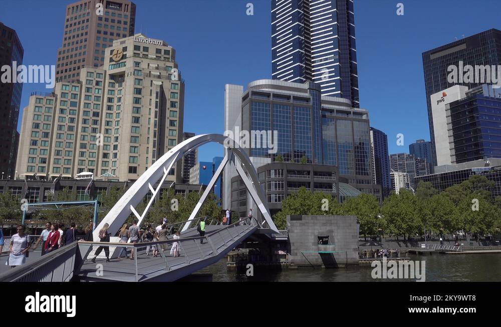 Yarra river pedestrian bridge Stock Videos & Footage - HD and 4K Video ...